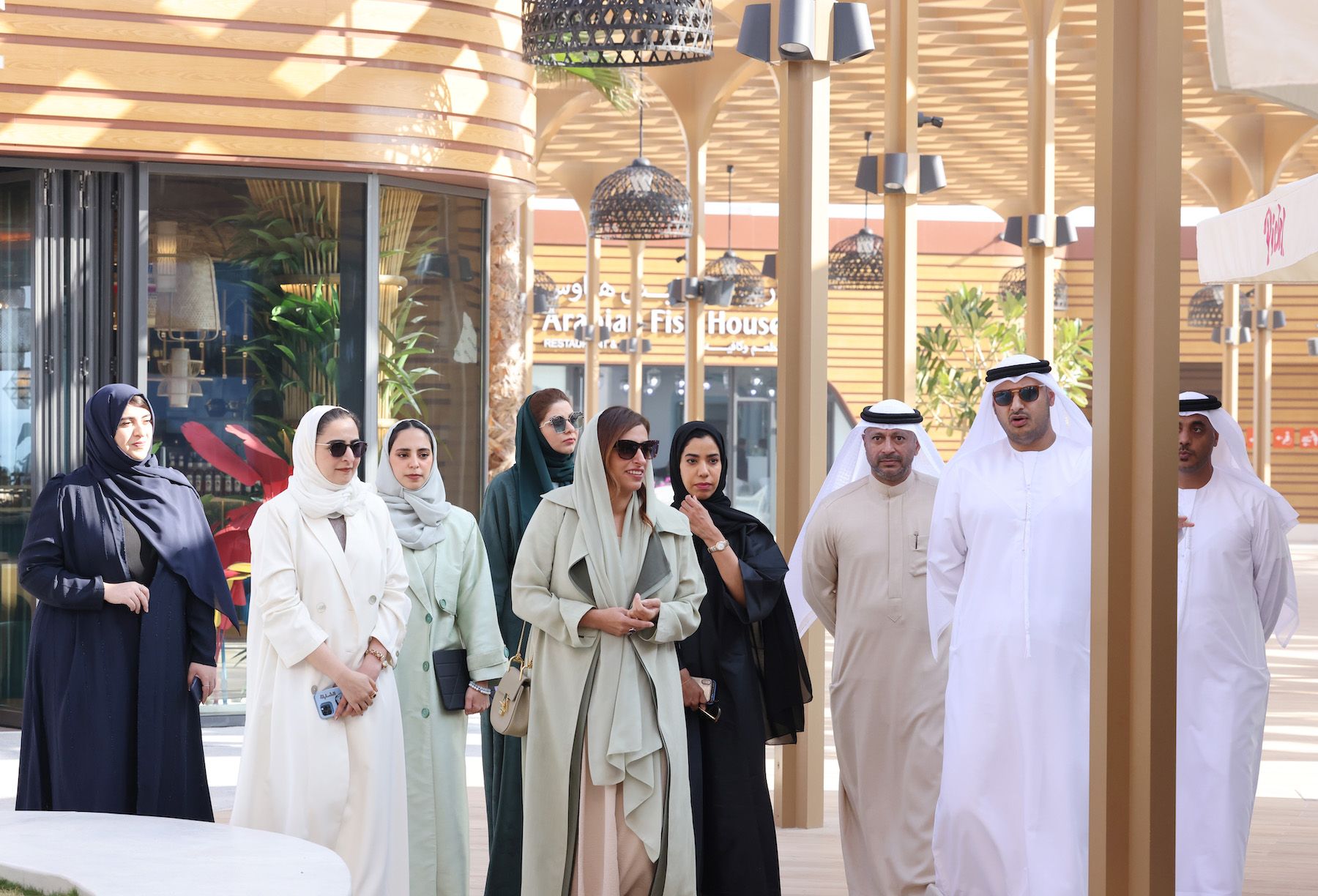 Bodour Al Qasimi tours Shurooq's latest developments at Al Heera Beach ...