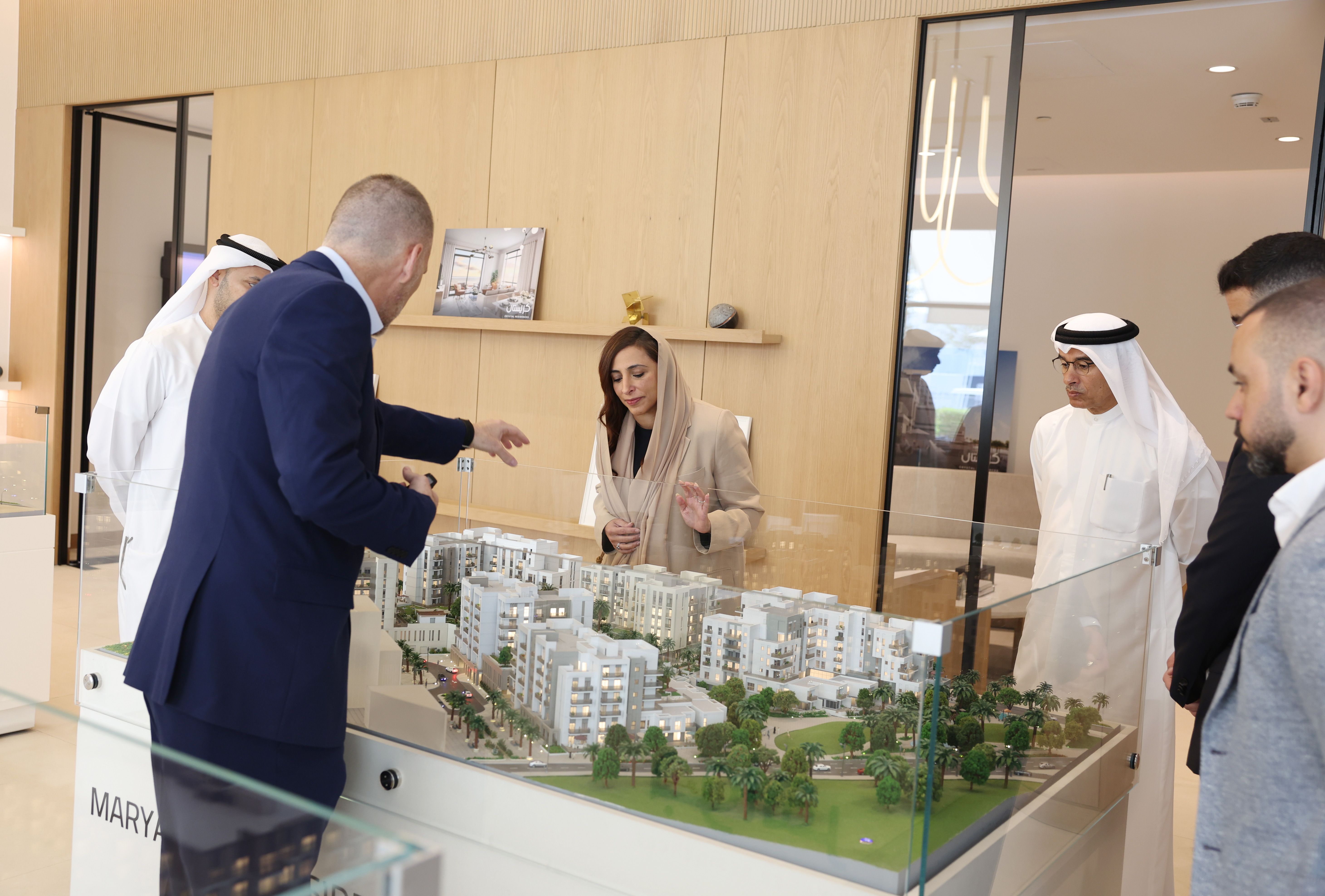 Bodour Al Qasimi Inspects Progress of Maryam Island, Reinforcing ...